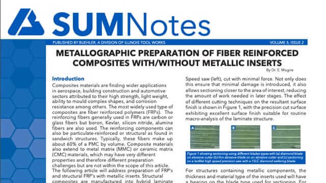 Buehler Literature - Buehler - Metallography Equipment & Supplies for ...